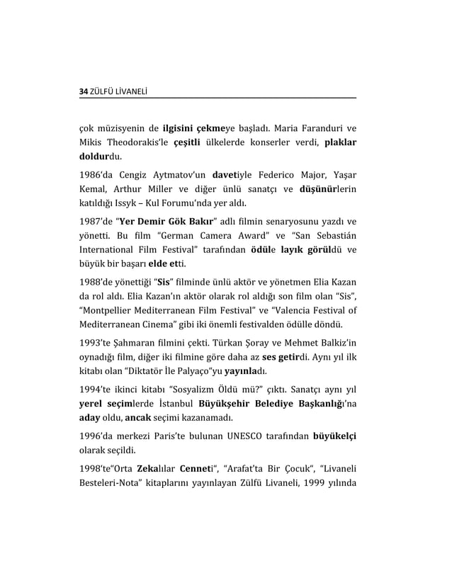 Turkish Language Books - Turkish Biographies 3 | PDF