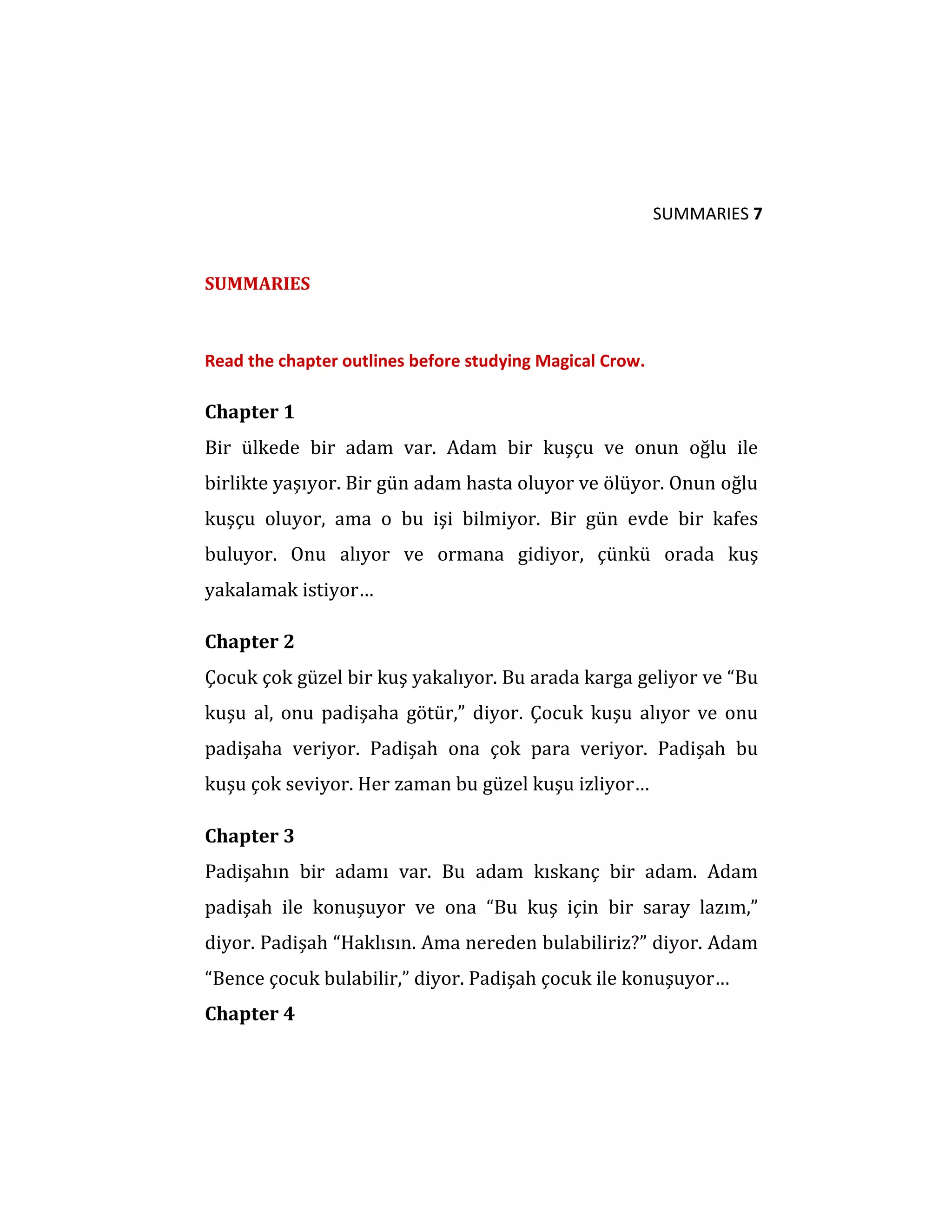 Turkish Reading Books - Turkish fairy Tales 1 (Beginner) | PDF