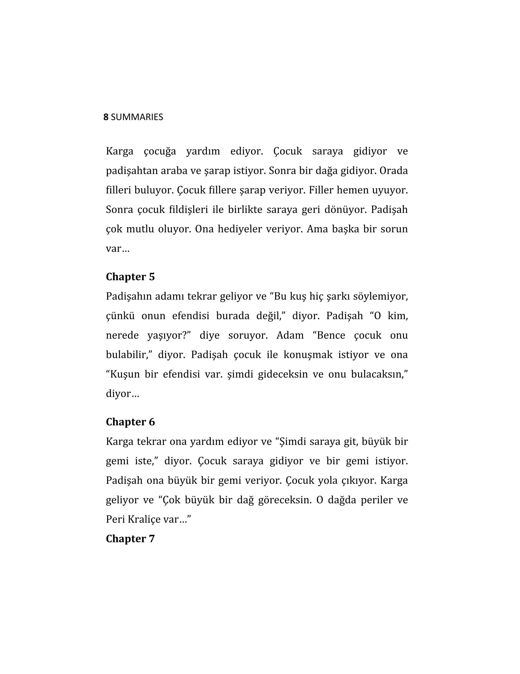 Turkish Reading Books - Turkish fairy Tales 1 (Beginner) | PDF