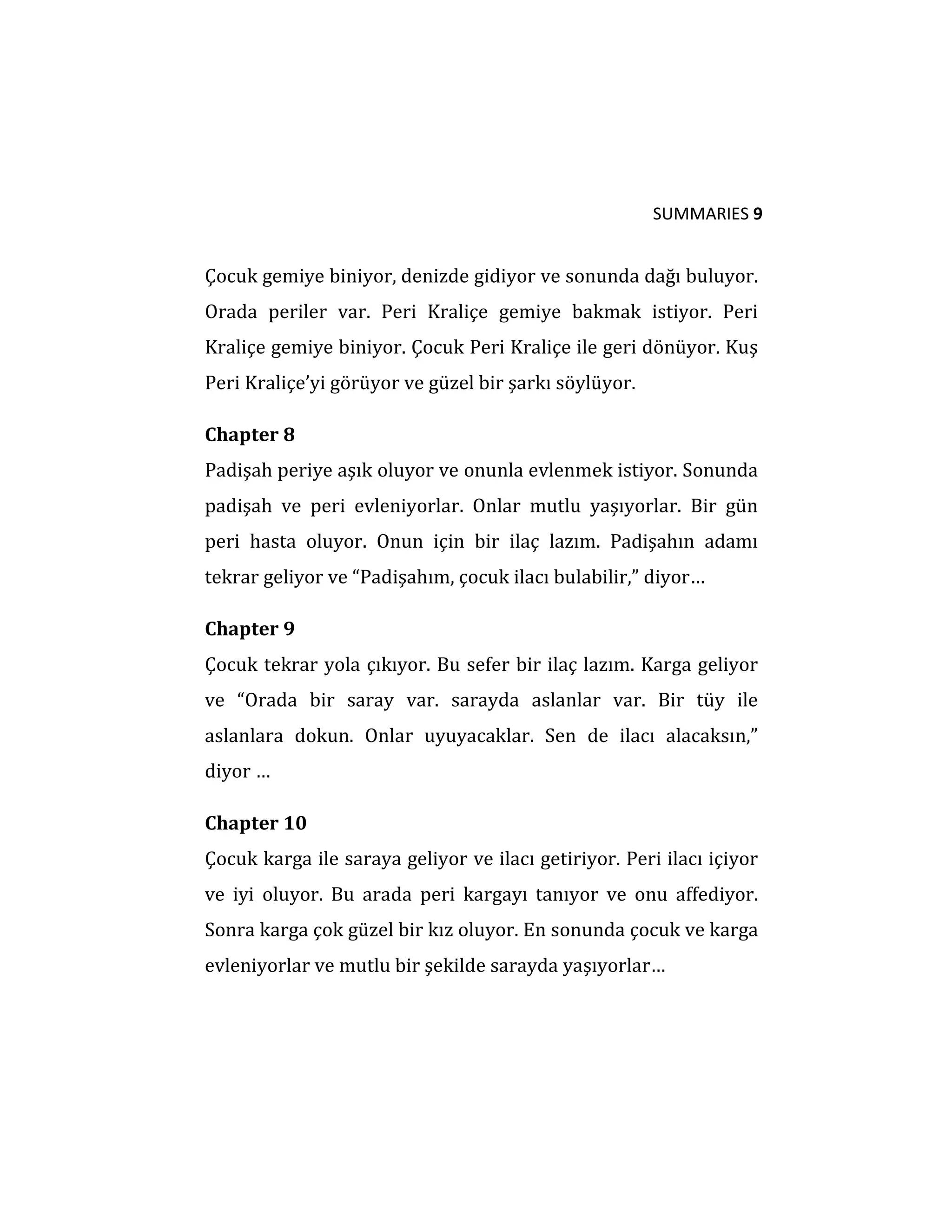 Turkish Reading Books - Turkish fairy Tales 1 (Beginner) | PDF