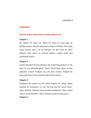 Turkish Reading Books - Turkish fairy Tales 1 (Beginner) | PDF