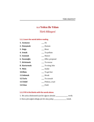 Turkish Reading Books - Anatolian Folk Tales 2 (Pre-intermediate) | PDF