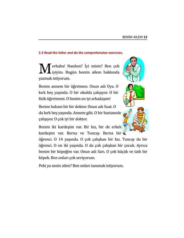 Turkish Reading Books - Turkish Penfriends 1 (Beginner) | PDF