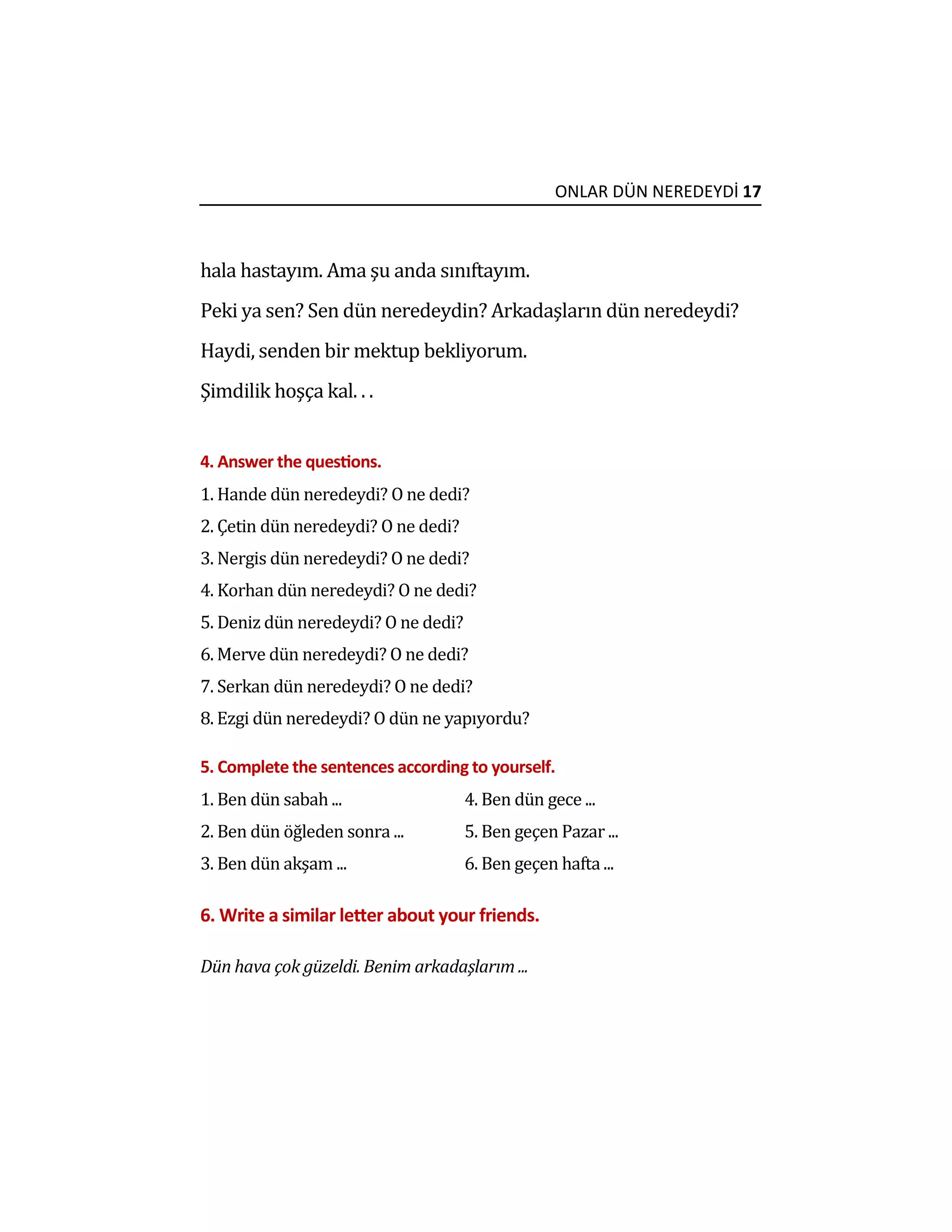 Turkish Reading Books - Turkish Penfriends 2 (Beginner) | PDF