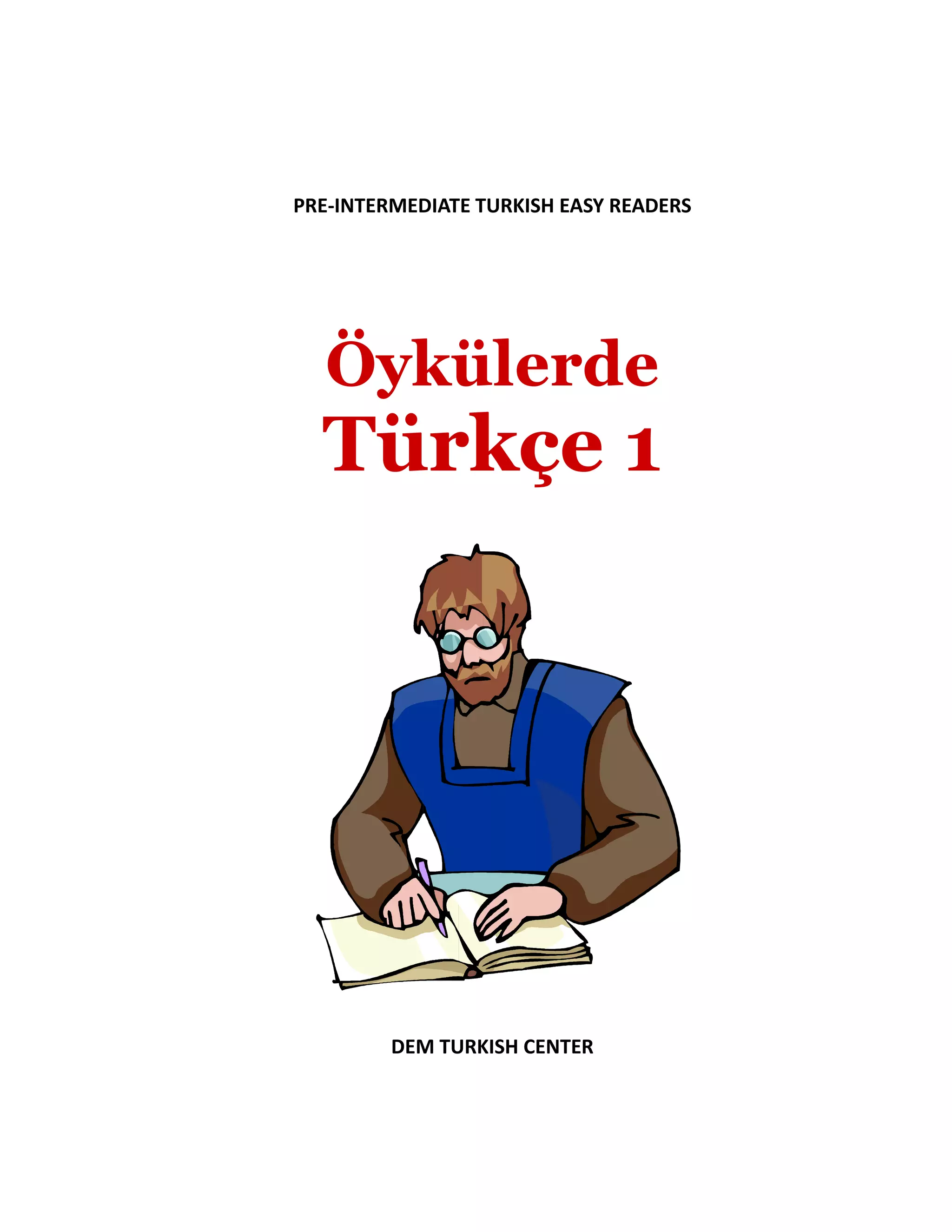 Turkish Reading Books - Turkish Short Stories 1 (Pre-intermediate) | PDF