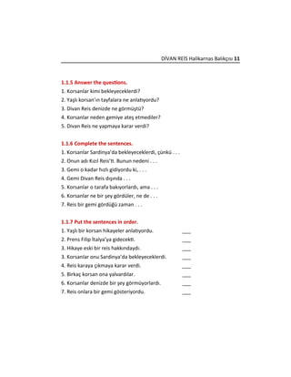 Turkish Reading Books - Turkish Short Stories 2 (Intermediate) | PDF