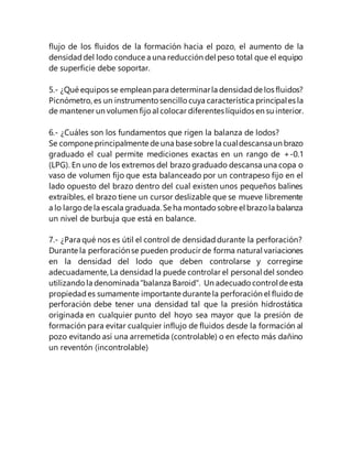 Previos elementos de perforación de pozos 1 y 2 | DOCX | Geology | Science