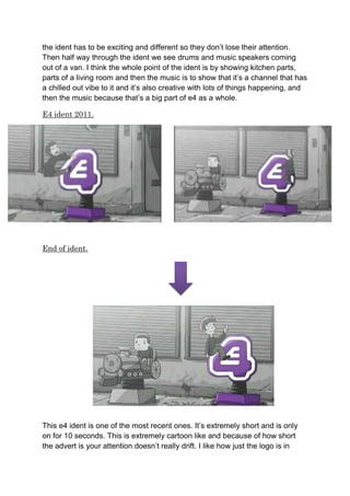 Previous e4 idents. | DOCX