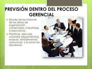 Previsión , planificación estrategica | PPTX