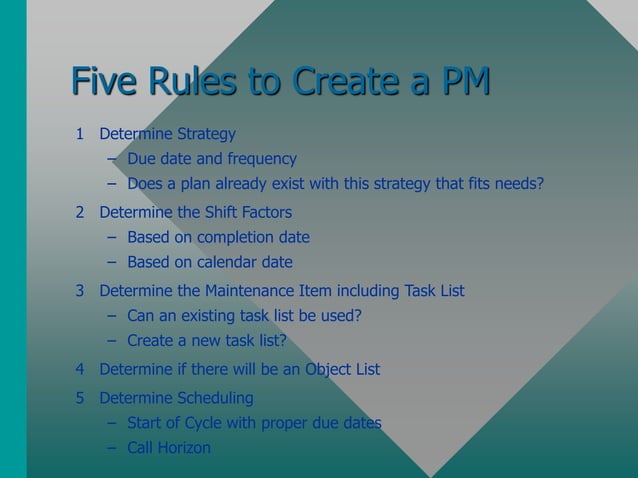 Preventive Maintenance and its Types - Information.ppt