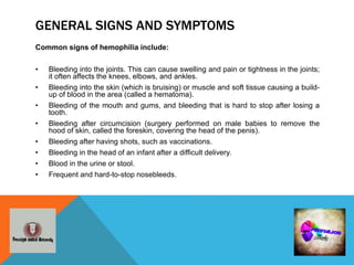 Prevsirjoh medical university hemophilia | PPT