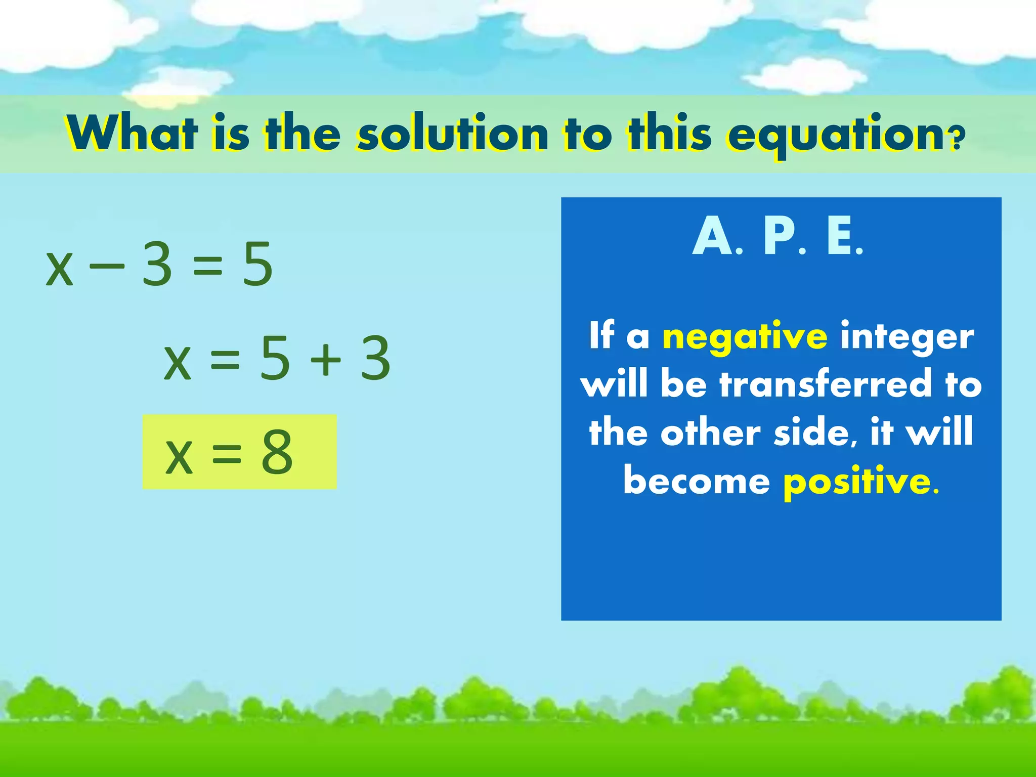 Solving Linear Equations - GRADE 8 MATHEMATICS | PPTX | Physics | Science
