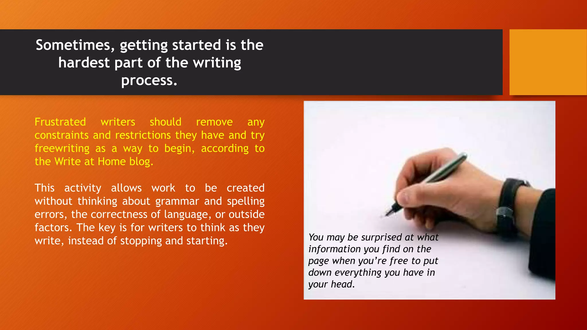 Prewriting strategies | PPTX