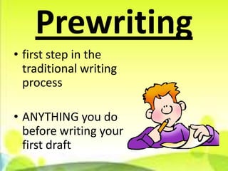 Prewriting techniques | PPTX