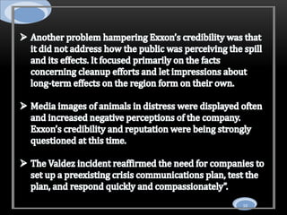 Exxon Oil Spill mistakes in public relations | PPT