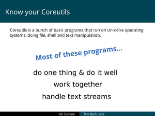 The Bash Love | PDF | Operating Systems | Computer Software and ...