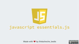 Javascript essentials | PPT