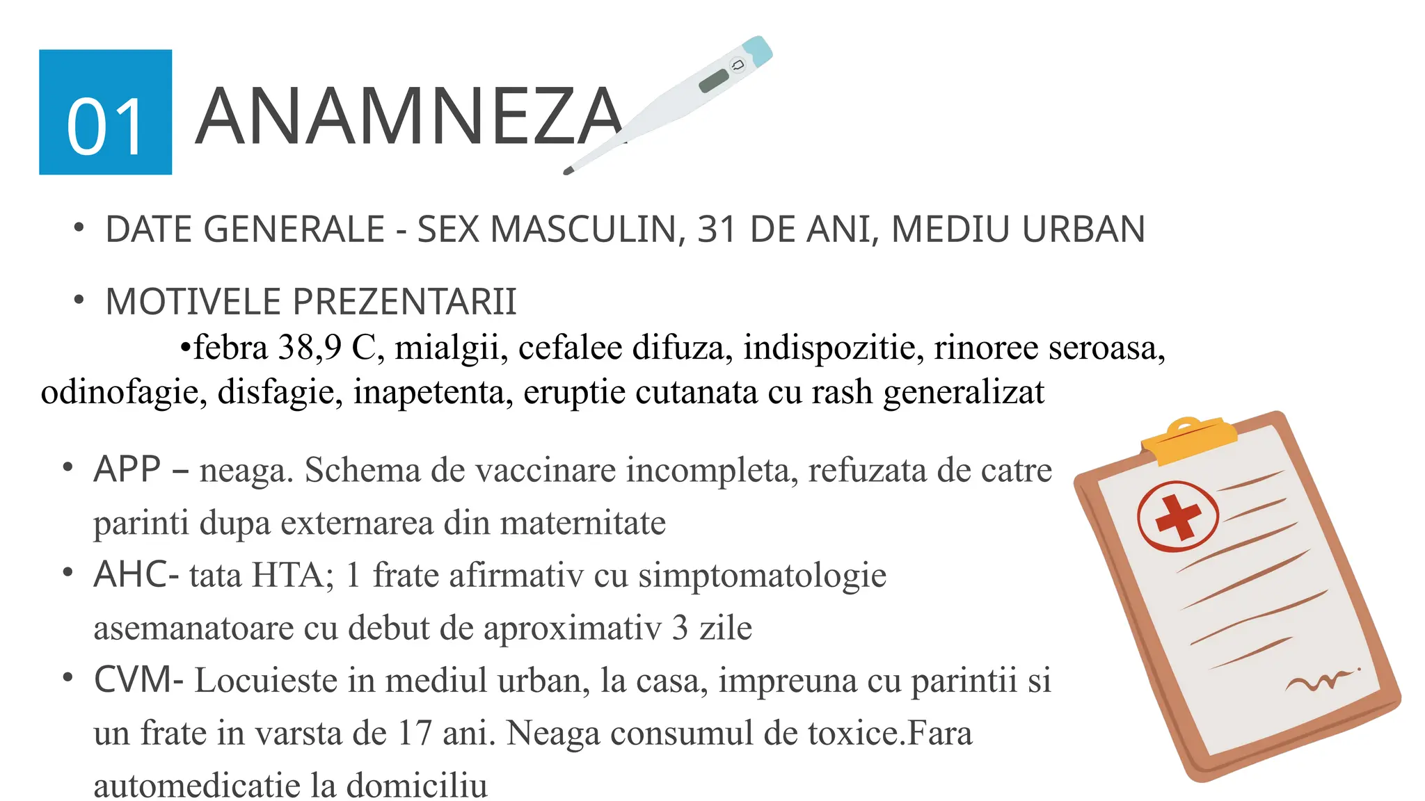 prezentare boli infectioase de caz clinic varicela .pptx