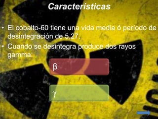 Bomba de Cobalto | PPTX