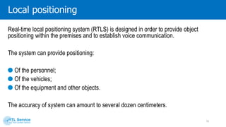 Local indoor positioning and communication system (RTLS) | PDF