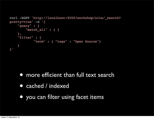 elasticsearch basics workshop | PPT