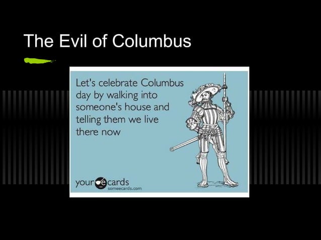 Christopher Columbus A Villain | PPT