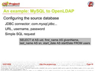 LDAP Synchronization Connector (LSC) | PPT