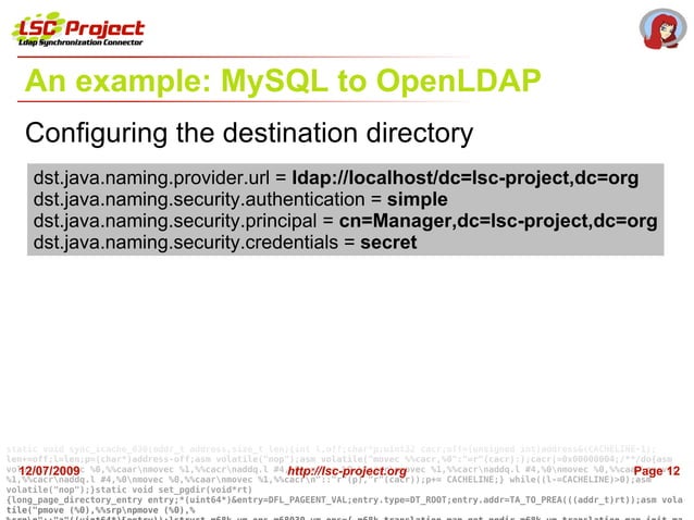 LDAP Synchronization Connector (LSC) | PPT LDAP Synchronization Connector (LSC) | PPT