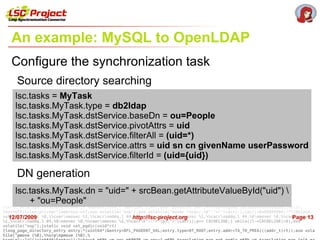 LDAP Synchronization Connector (LSC) | PPT