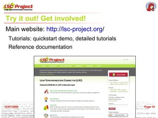 LDAP Synchronization Connector (LSC) | PPT