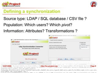 LDAP Synchronization Connector (LSC) | PPT