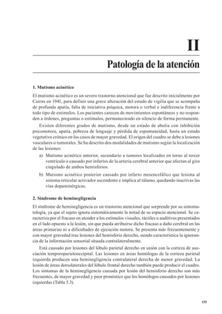 Pérez(2005). introducción a la neuropsicología (atención) | PDF