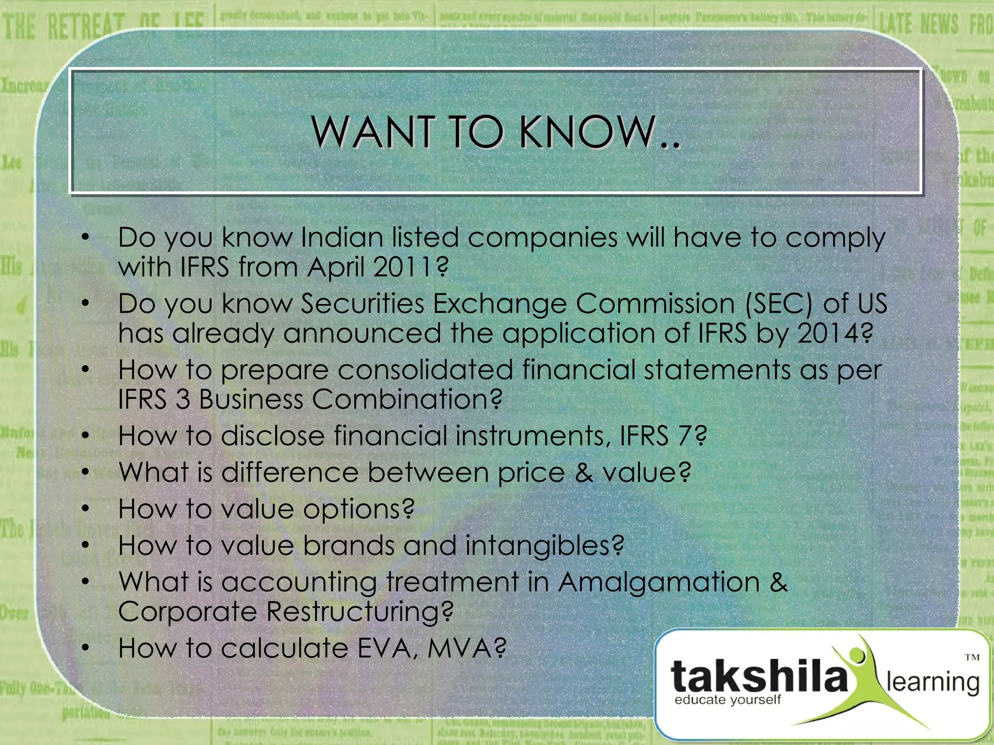 Advance Financial Accounting & Reporting | PPT