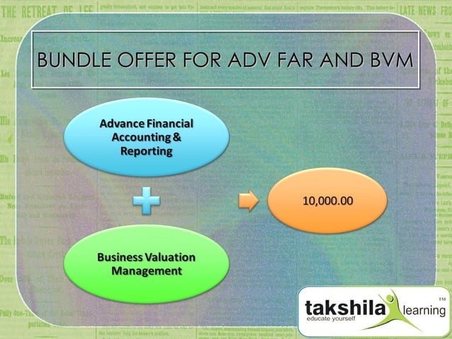 Advance Financial Accounting & Reporting | PPT