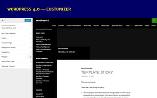 WordPress Customizer | PPT