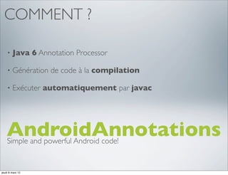 Prez android annotations | PPT
