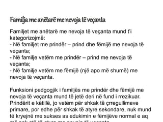 Prezantimi pedagogji familjare | PPTX