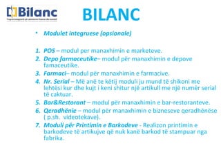 Prezantimi Programit Bilanc | PPT