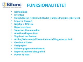 Prezantimi Programit Bilanc | PPT