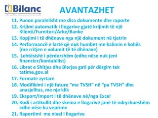 Prezantimi Programit Bilanc | PPT