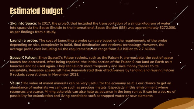 asteroid mining presentation for earth and space science | PDF | Geology | Science