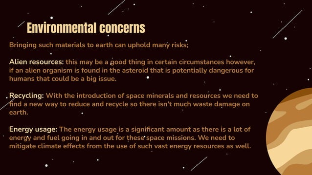 asteroid mining presentation for earth and space science | PDF | Geology | Science