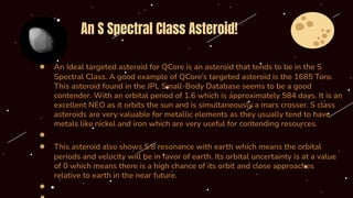 asteroid mining presentation for earth and space science | PDF