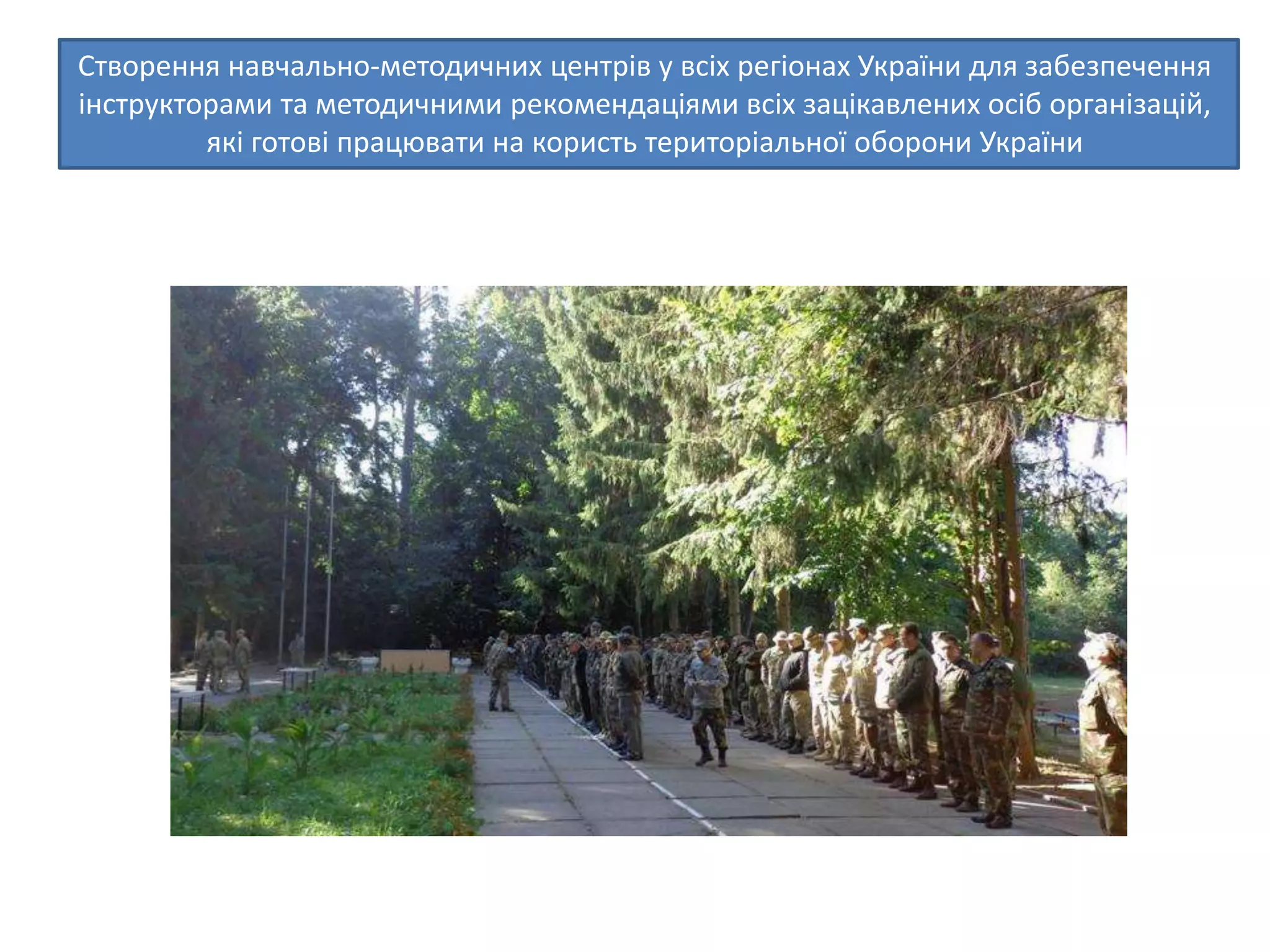 Презентація Руху сприяння територіальній обороні України Ppt