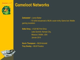 Prezentacia game loot networks | PPT