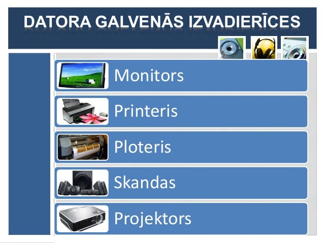 Ievad, izvadierīces