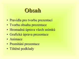 Prezentace | PPT