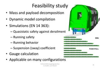 Double-deck EMU with a specific bogie arrangement | PPTX