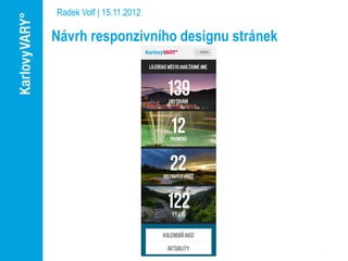 Prezentace Karlovy Vary na internetu | PPT