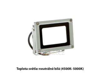 LED reflektor 10W 24V bílá | PPTX
